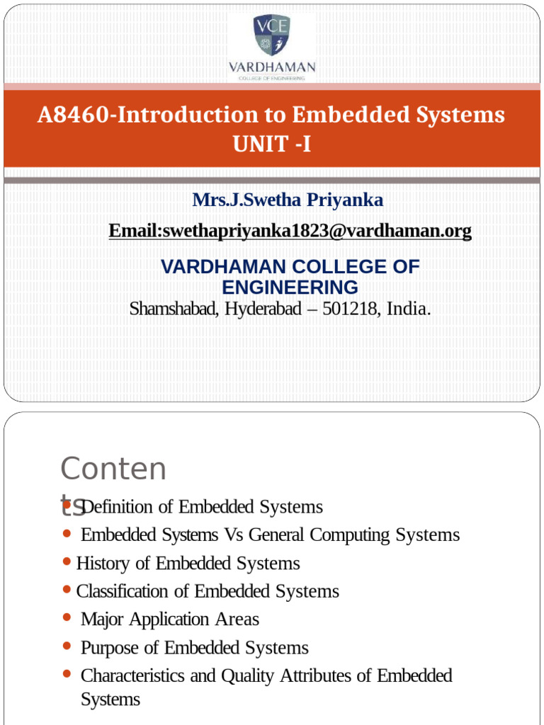 Major Application Areas of Embedded Systems | PDF | Embedded System ...