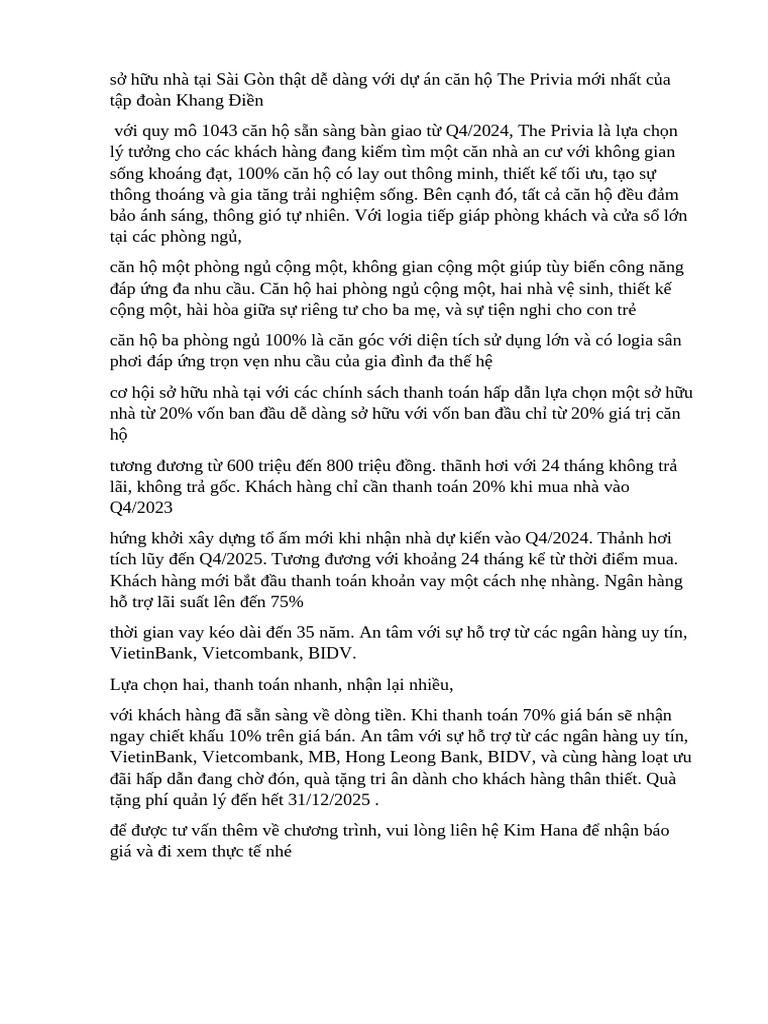 Kich Ban PTTT Privia Theo CDT | PDF