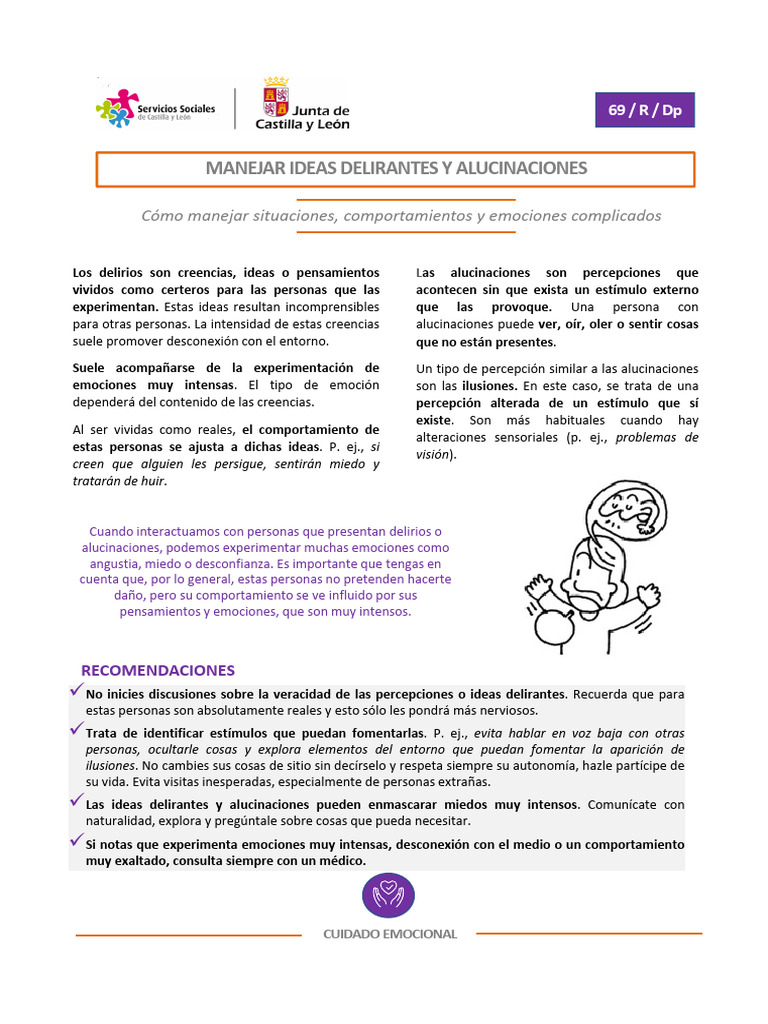 Manejar Ideas Delirantes Y Alucinaciones: Cómo Manejar Situaciones ...
