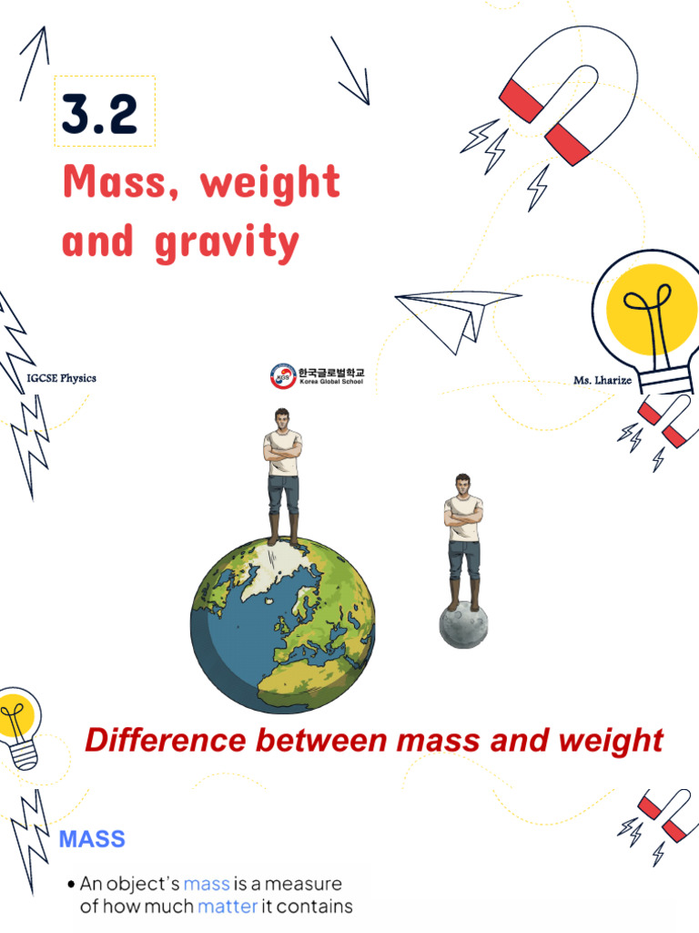 Mass vs Weight in Physics Explained | PDF