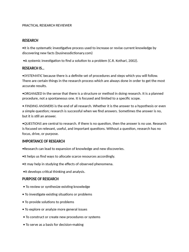 Comprehensive Guide to Research Methods | PDF | Qualitative Research ...