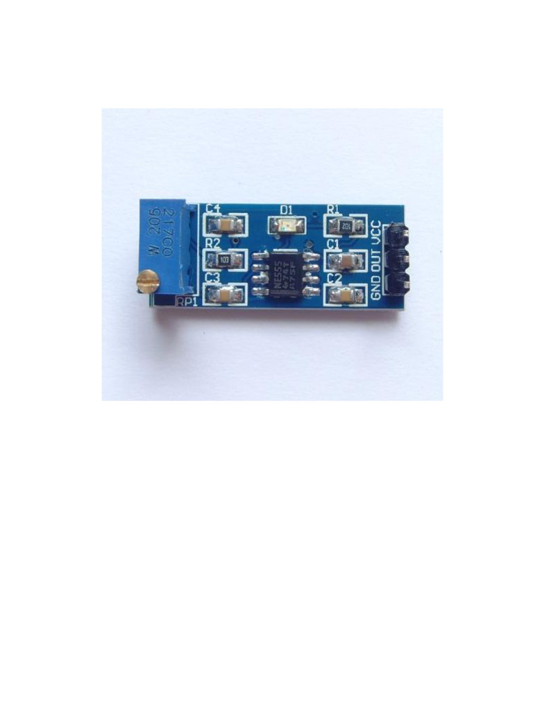 Ne555 Frequency Adjustable Pulse Generator Module | PDF