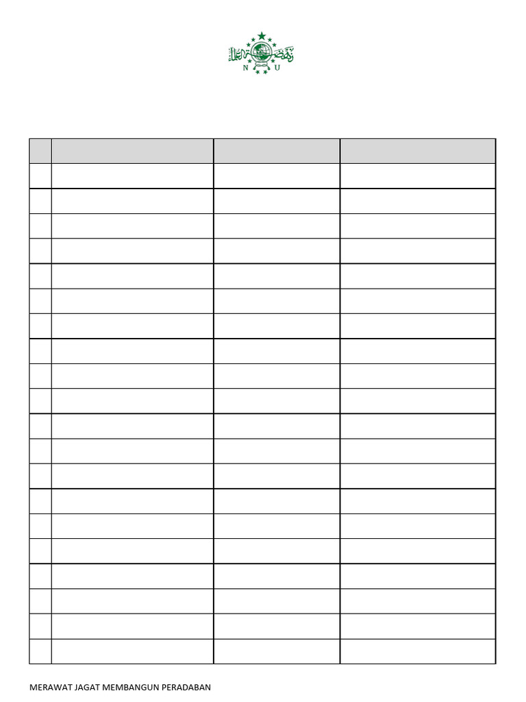 Daftar Registrasi Peserta | PDF