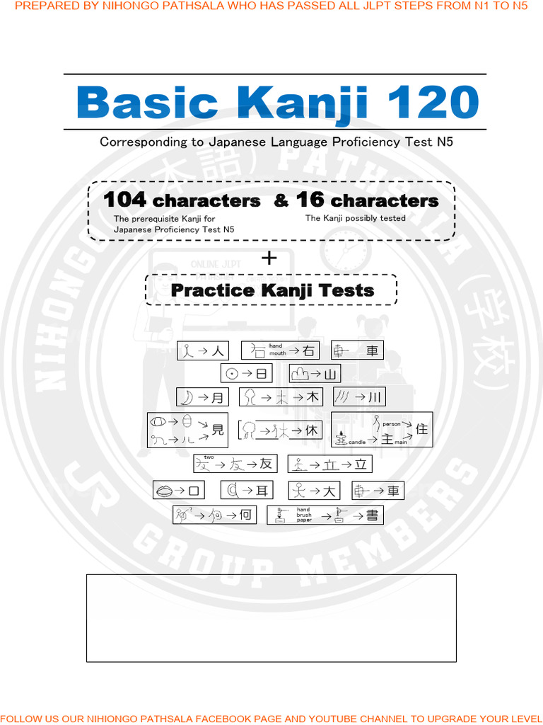 n5 Basic Kanji | PDF