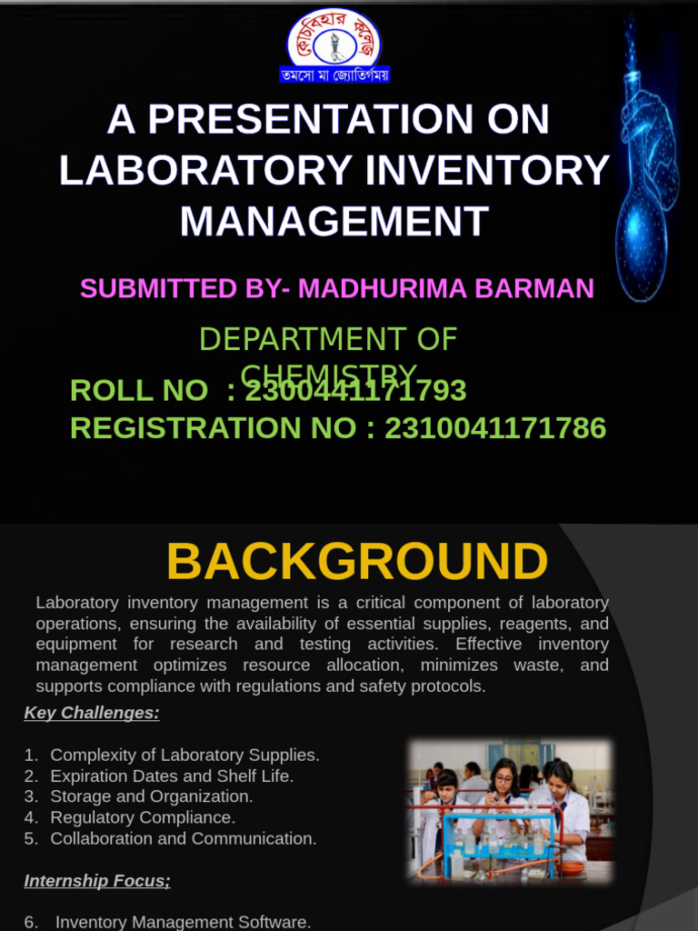Madhurima (Laboratory Inventory Management) | PDF | Inventory ...