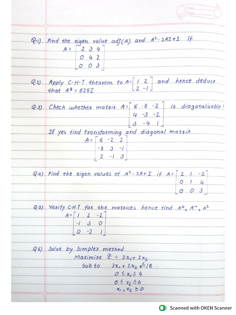 Maths Sem-4 Ia-1 | PDF