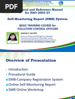 CMR Submission Guidelines for DENR Compliance | PDF | Environmental ...