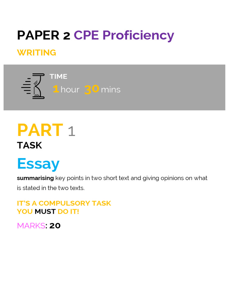 CPE Writing Guide | PDF | Argument | Essays