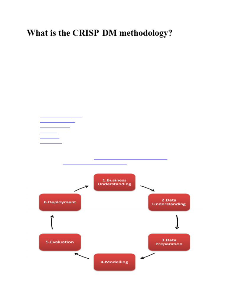 CRISP DM - Explained in Easy Way | PDF | Data | Evaluation