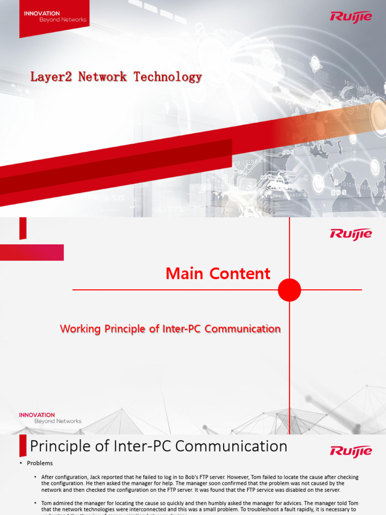 06 Working Principle of Inter-PC Communication | PDF | Network Switch ...