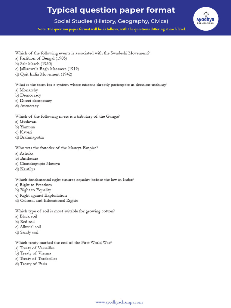 Social Studies History Geography Civics | PDF