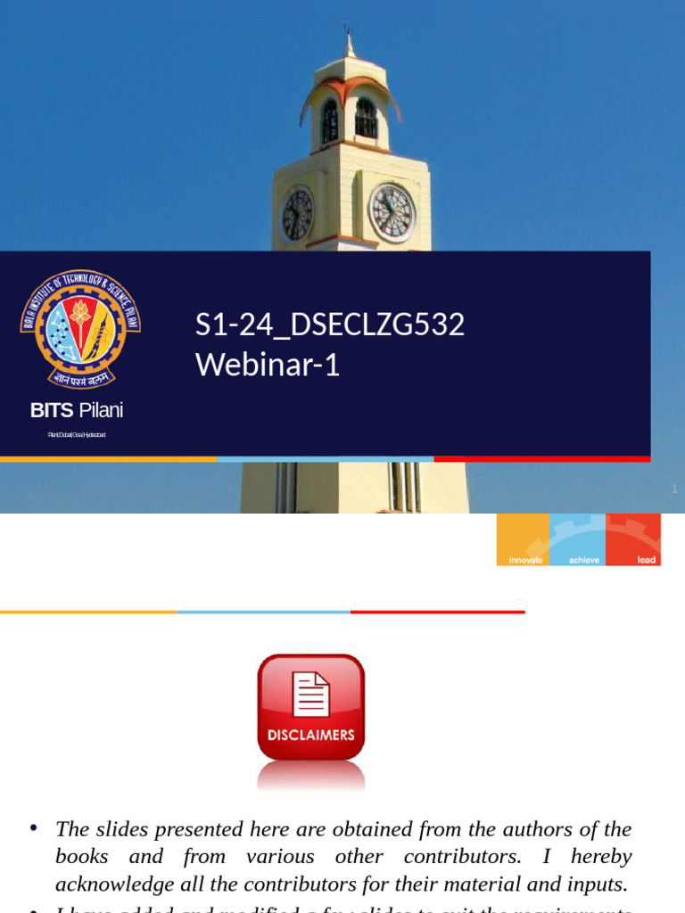 IDS Webinar1 Annotated | PDF | Mean | Statistical Theory