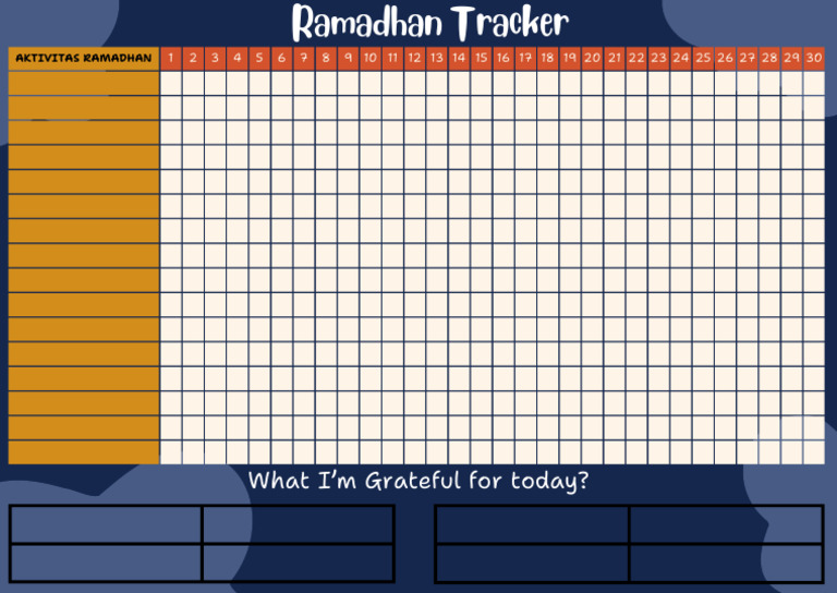 Ramadhan Tracker | PDF