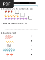 LKG Math Question Paper | PDF