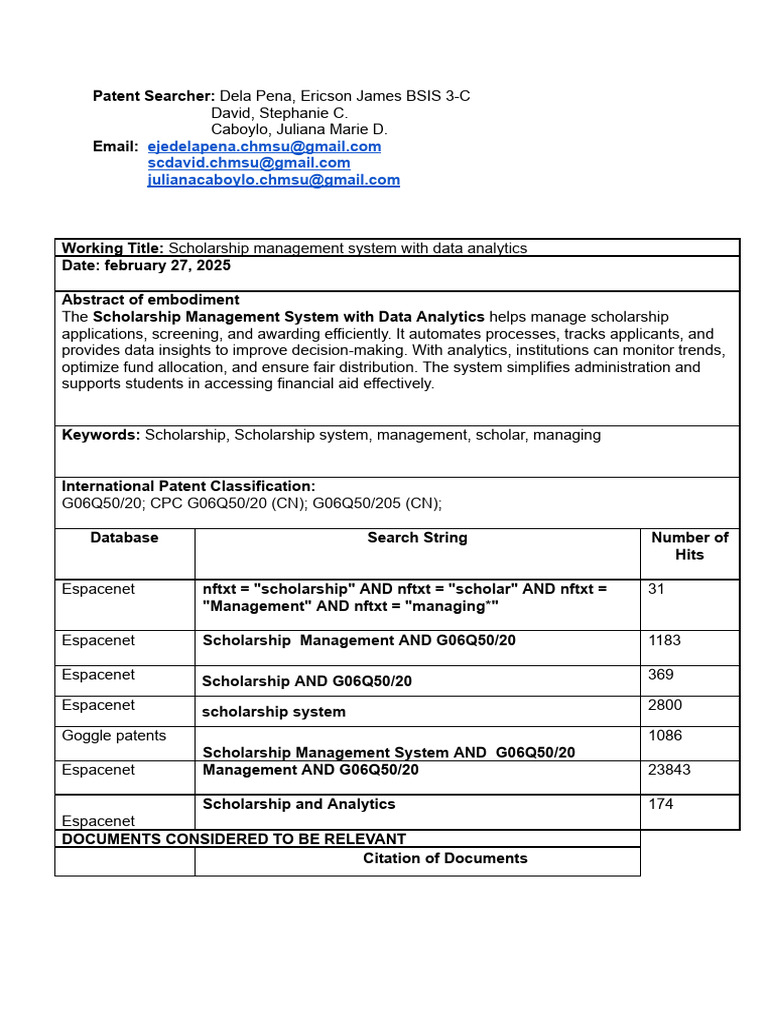 Search Report - DELA PENA-DAVID-CABOYLO BSIS 3-C | PDF | World Wide Web | Internet & Web