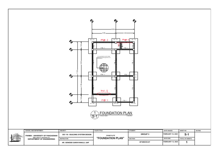 Foundation Plan | PDF