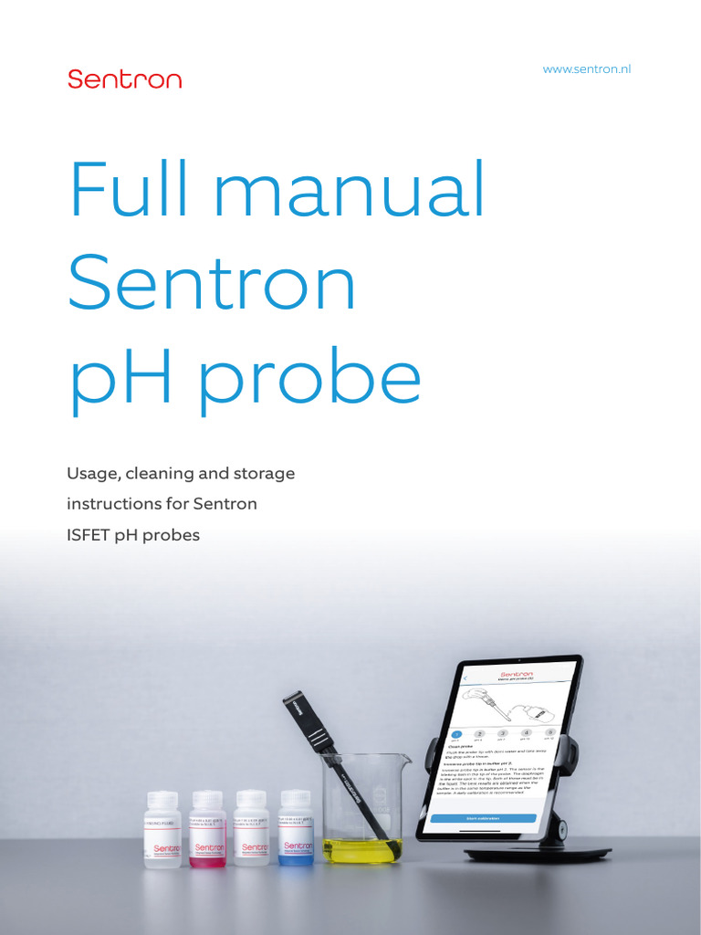 Full Manual Sentron PH Probe | PDF | Calibration | Ph