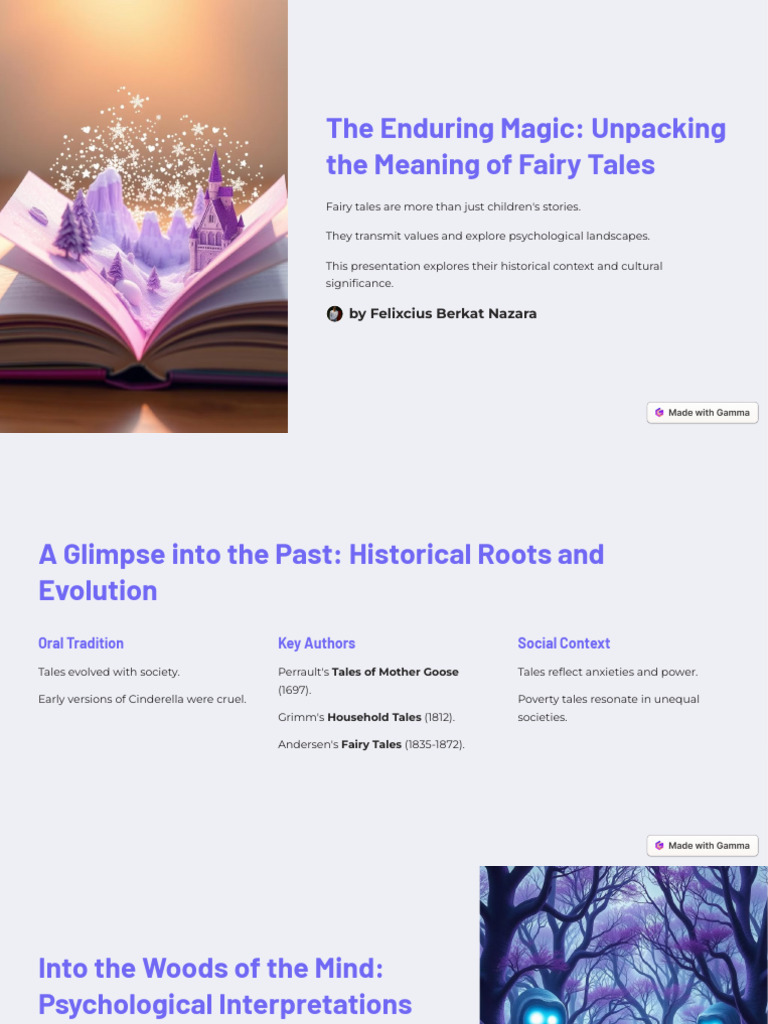 The-Enduring-Magic-Unpacking-the-Meaning-of-Fairy-Tales | PDF | Fairy ...