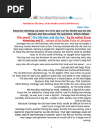 Old Man and the Sea: GCSE Extract | PDF | Art