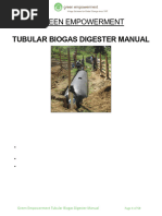Bio Digester Construction Manual 2020 | PDF | Toilet | Concrete