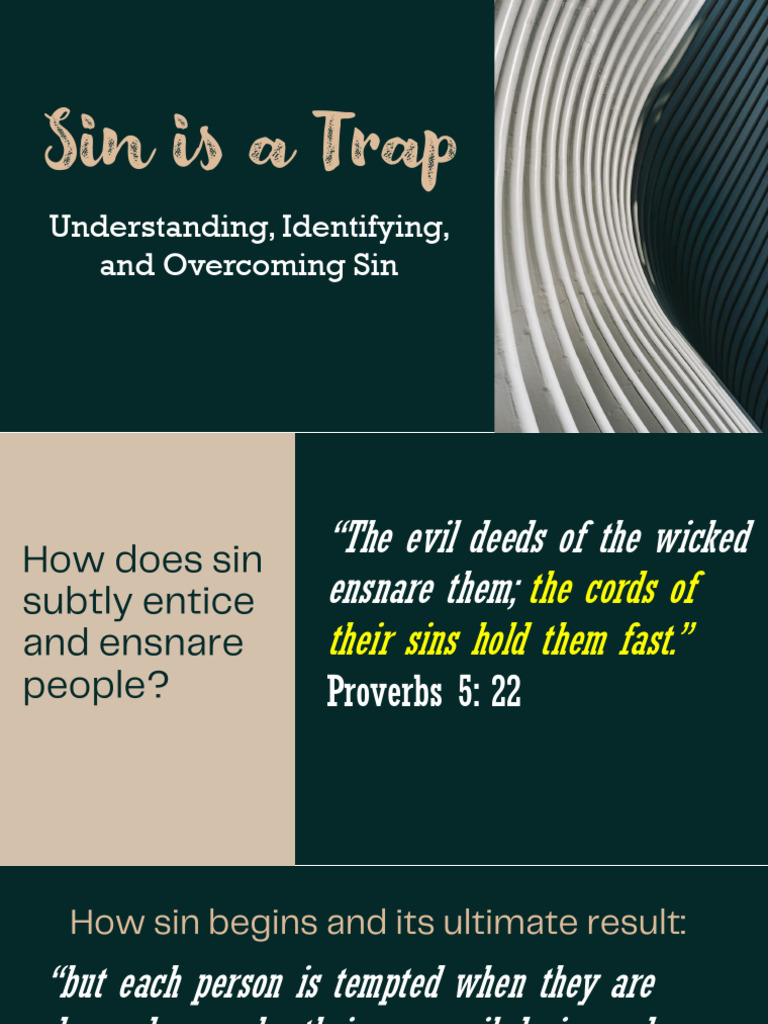 Sin Is A Trap | PDF