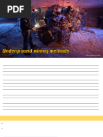 Sublevel Open Stoping Method | PDF | Mining