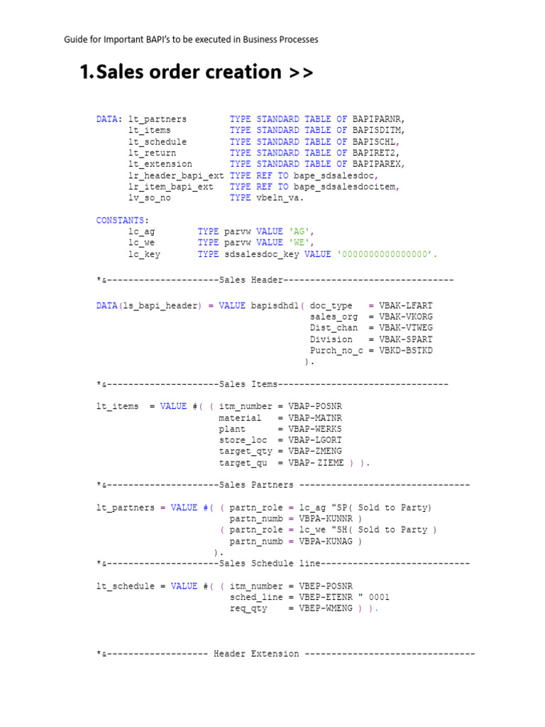 Quick Guide BAPI Doc 1731900995 | PDF | Computing