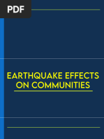 Earthquake Impact on Communities | PDF | Earthquakes | Moment Magnitude ...