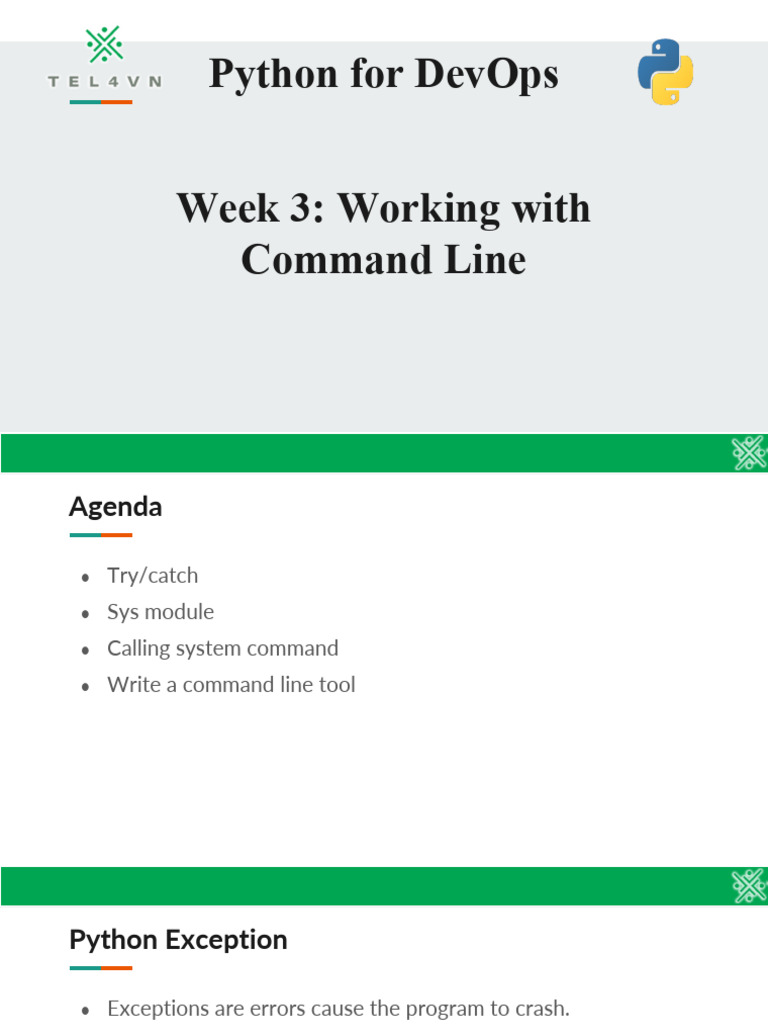 3.1 Command Line | PDF