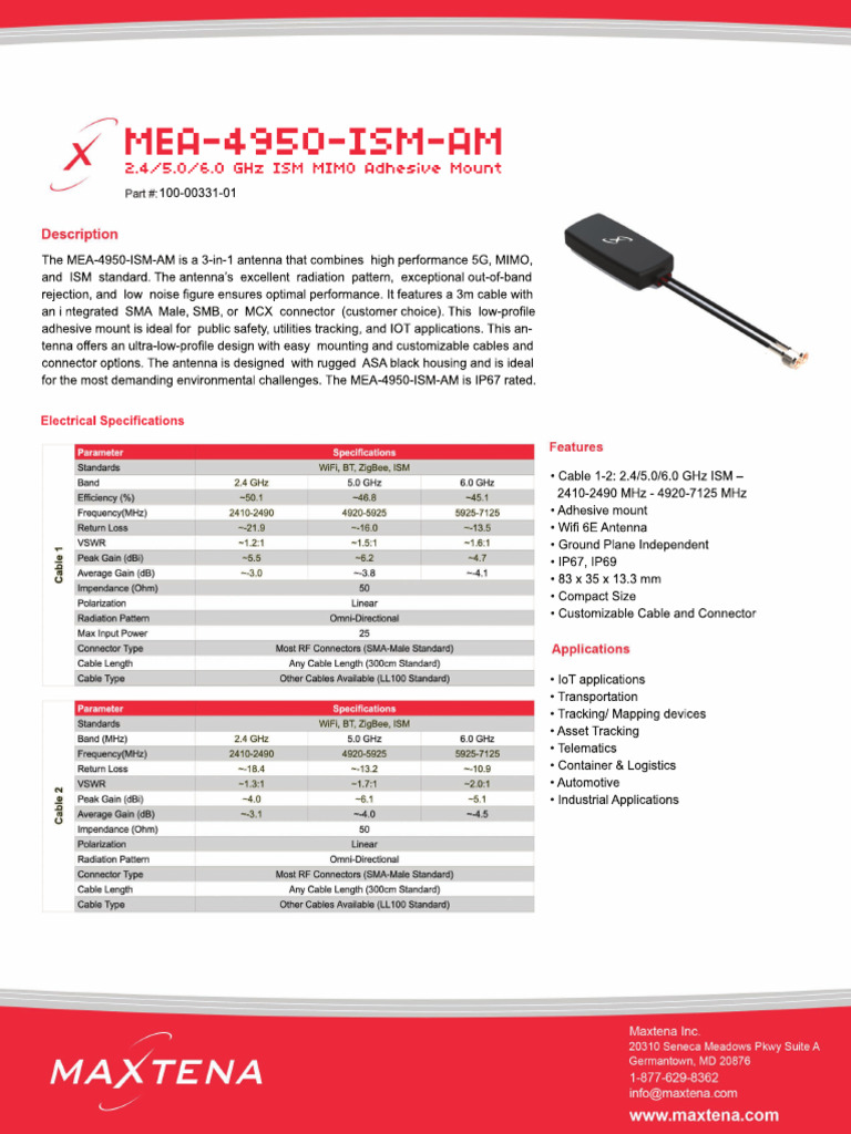 Mea 4950 Ism Am-3439670 | PDF