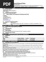 High Speed Diesel MSDS Overview | PDF | Combustion