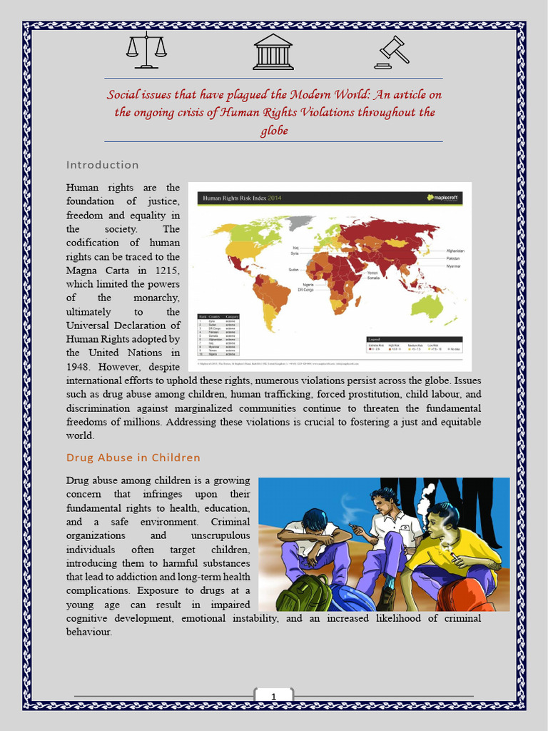 Global Human Rights Violations Today | PDF | Human Trafficking | Child ...