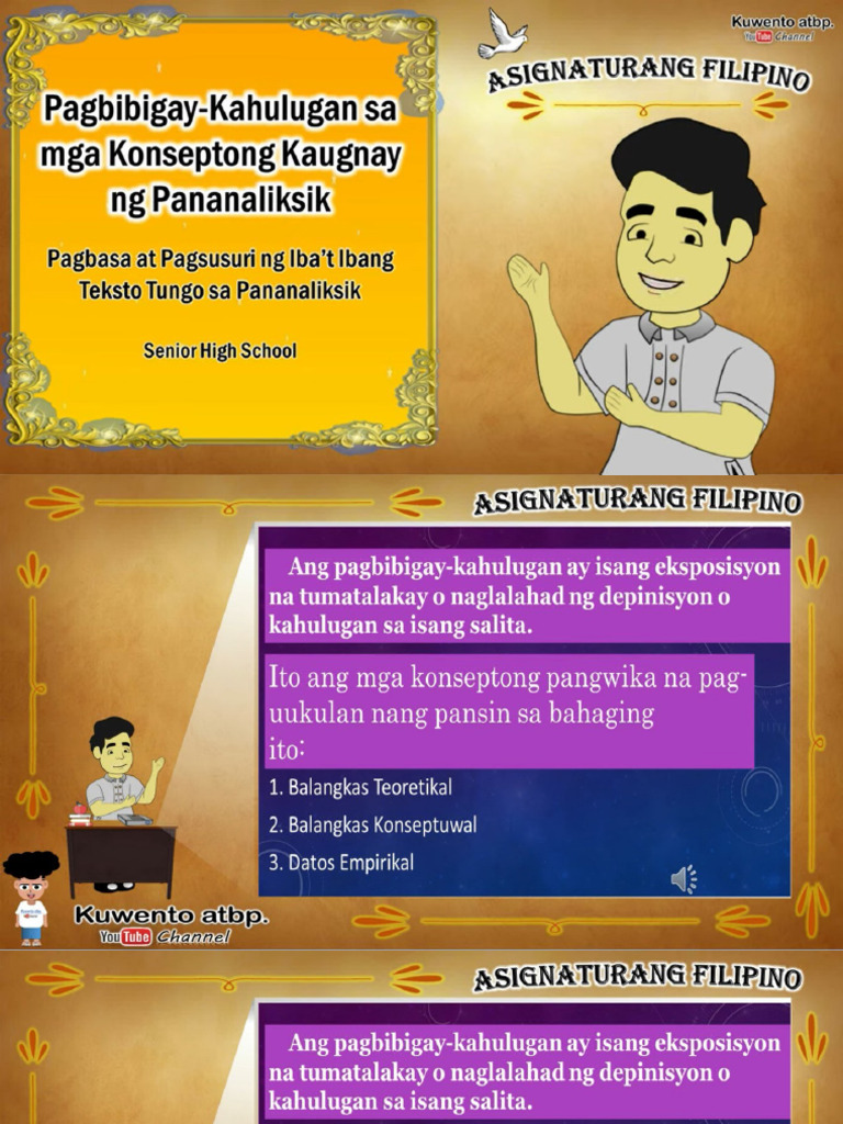 Balangkas Konseptwal Balangkas Teoretikal Datos Empirikal | PDF