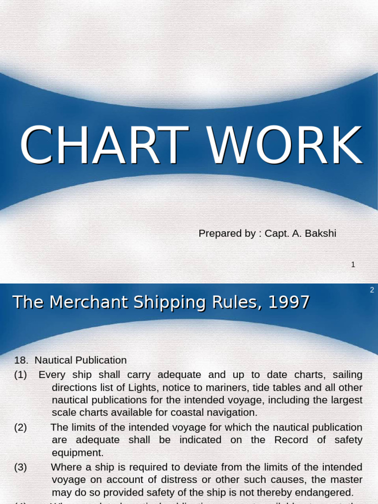 Chartwork - Projection and Direction | PDF | Compass | Latitude