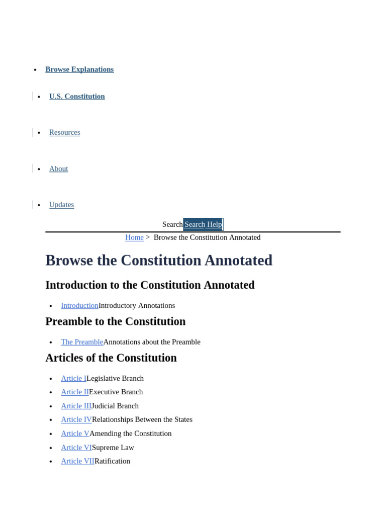 Overview of U.S. Constitutional Amendments | PDF | Constitutional ...
