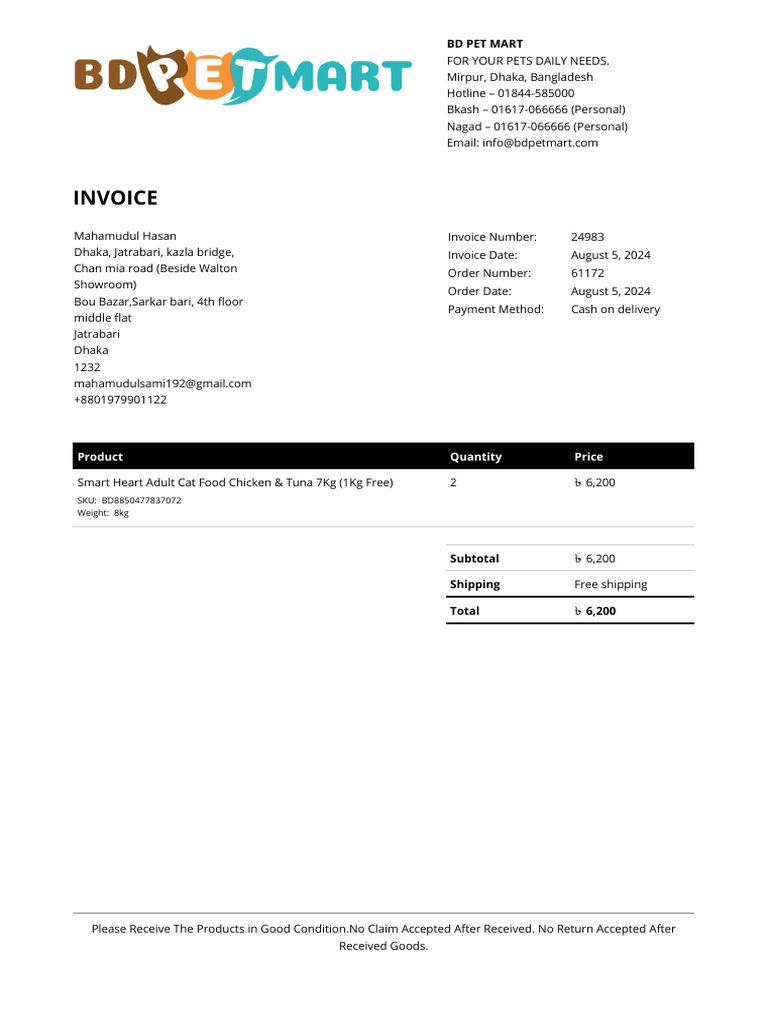 Invoice 24983 | PDF