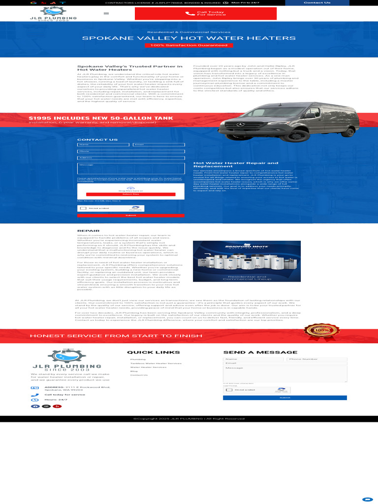 Spokane Hot Water Heater Services | PDF | Water Heating