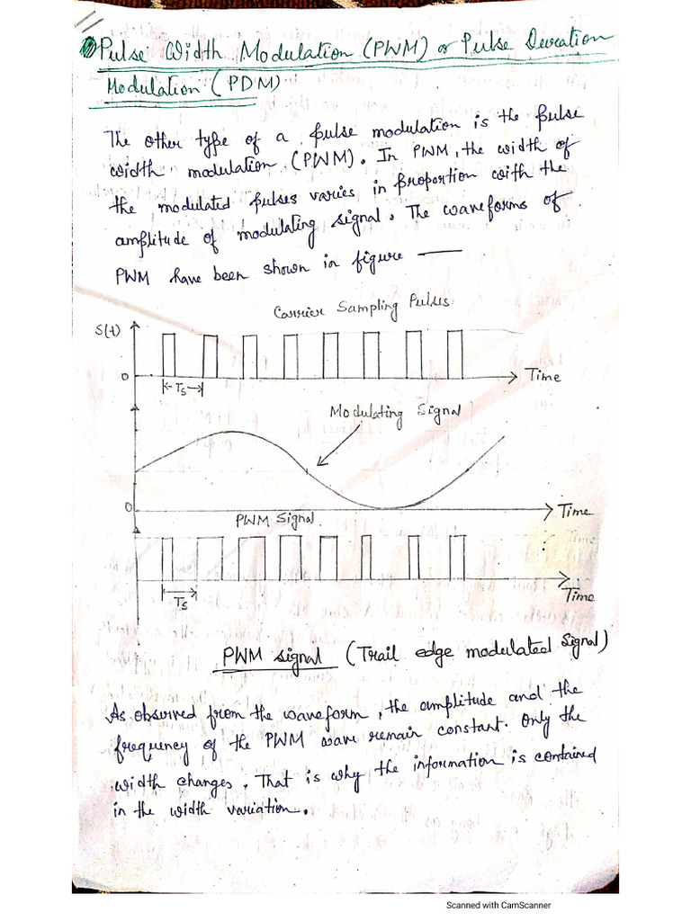 Pulse Width Modulation | PDF