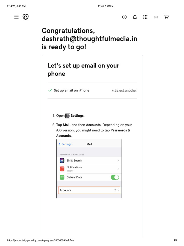 Mobile Setup Guide | PDF