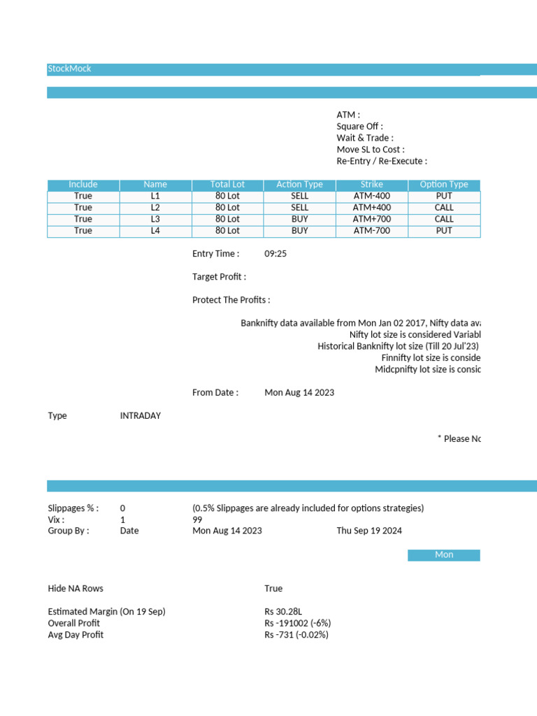Sensex Expiry StockMock | PDF | Financial Markets | Securities (Finance)