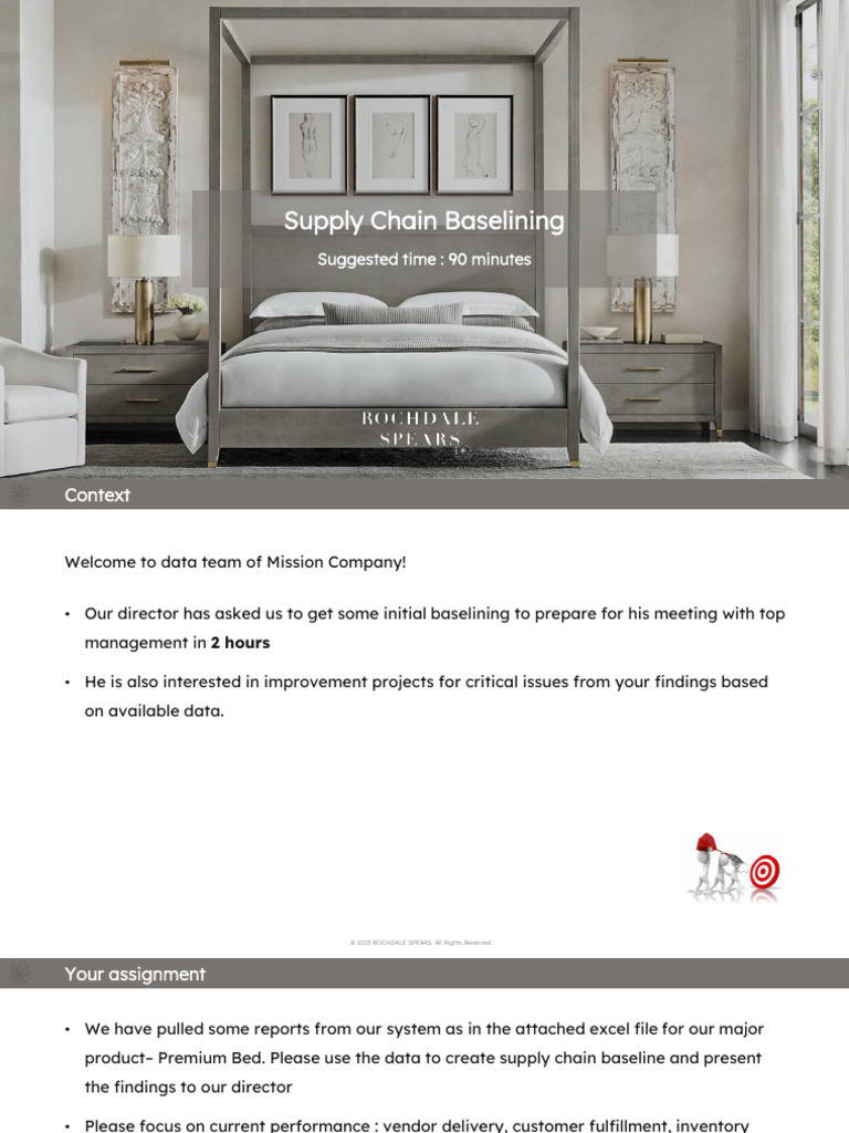 Supply Chain Baseline - Data Team | PDF | Inventory | Retail