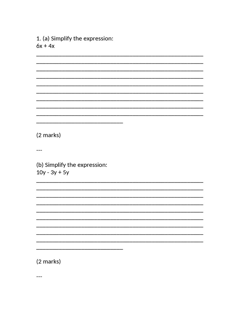 Maths Form 2 paper 2 | PDF | Area | Geometry