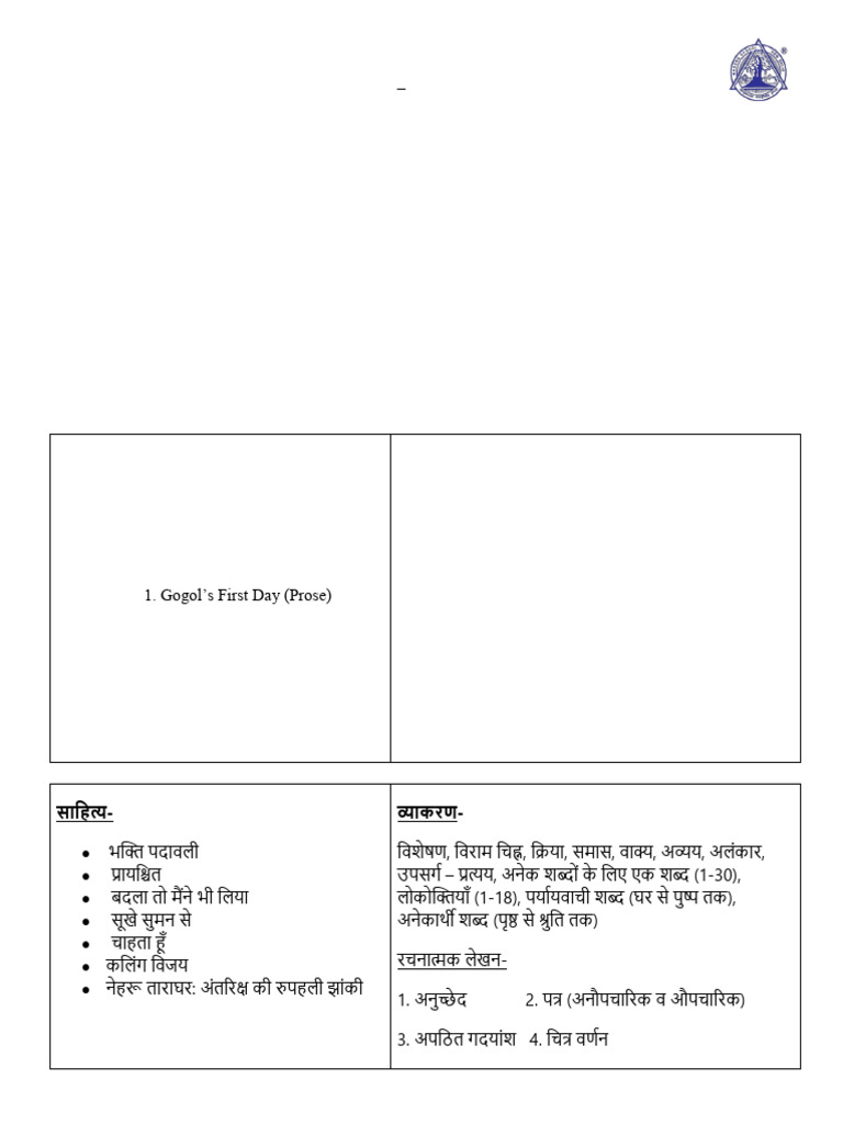 Circular 32 (Iii) (Annual Exam Syllabus & Blueprint Class S3) | PDF