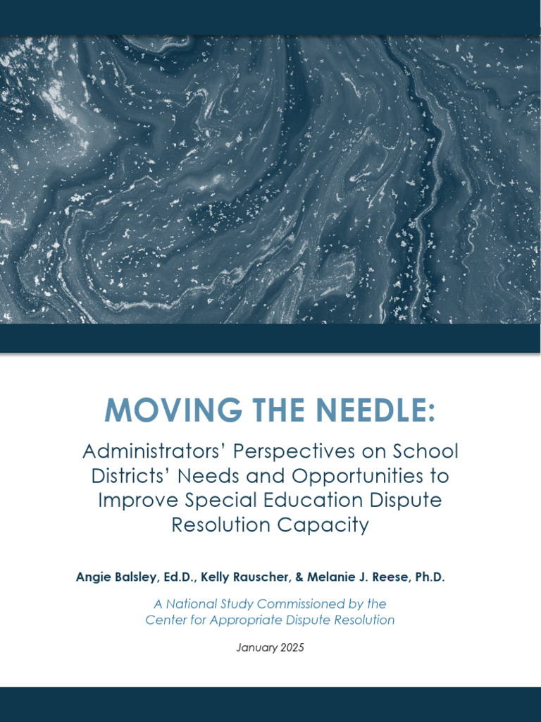 Moving The Needle Accessible FINAL - 0 | PDF | Mediation ...