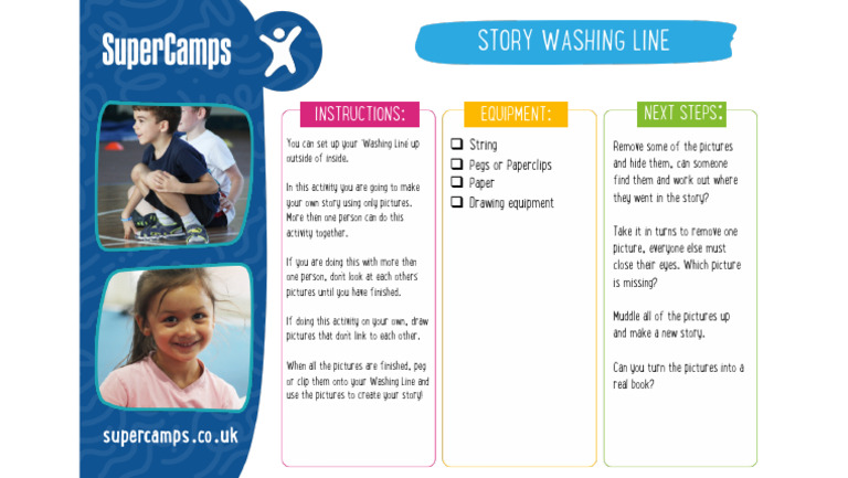 Early Years Session Story Washing Line | PDF