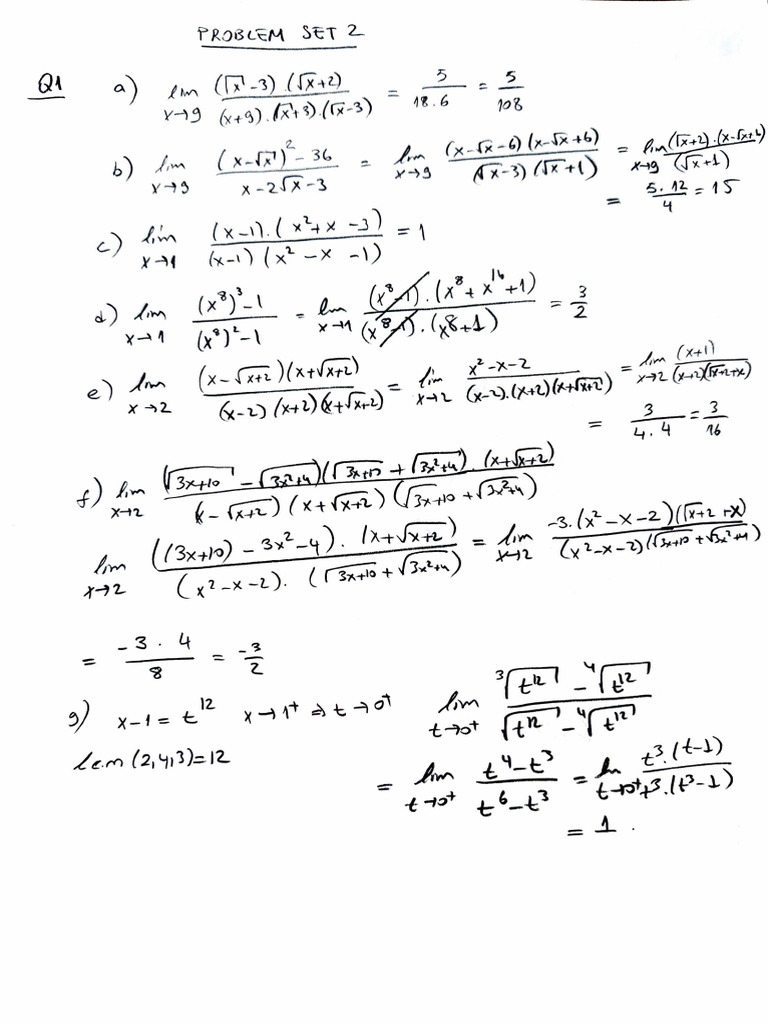 Solns for Prob Set | PDF
