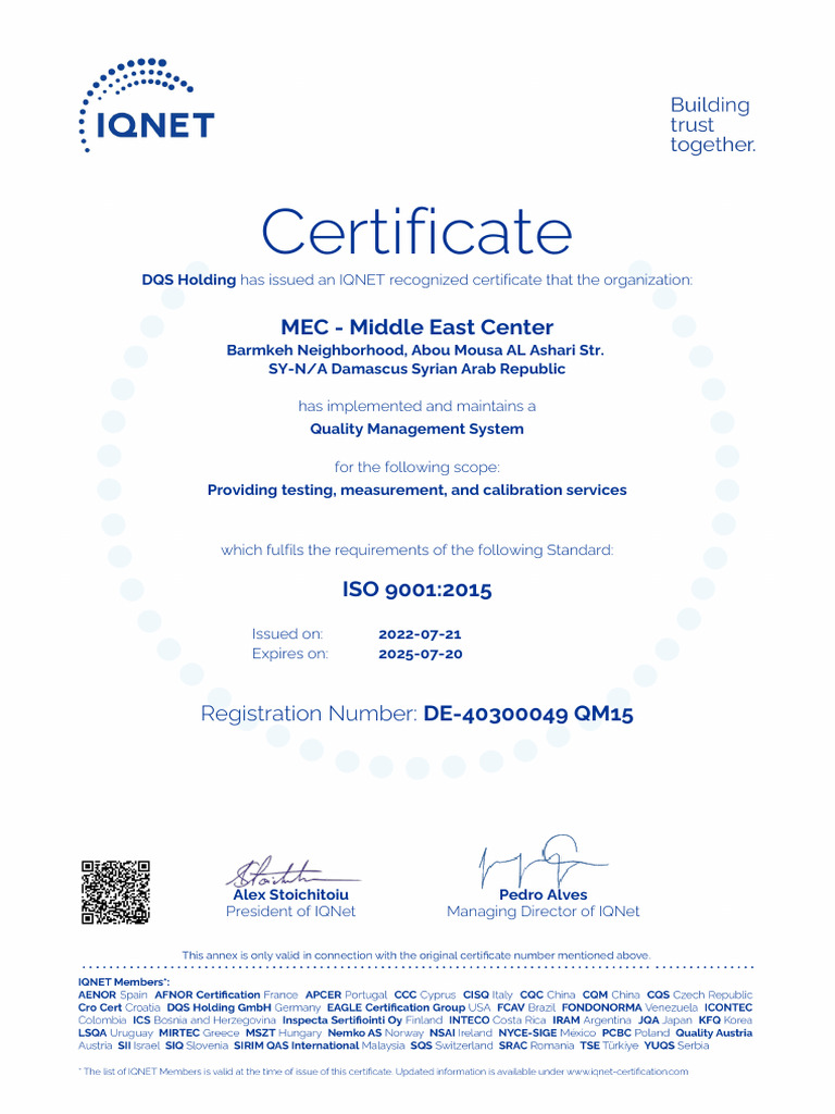 Iqnet - Mec - 40300049 QM15 | PDF