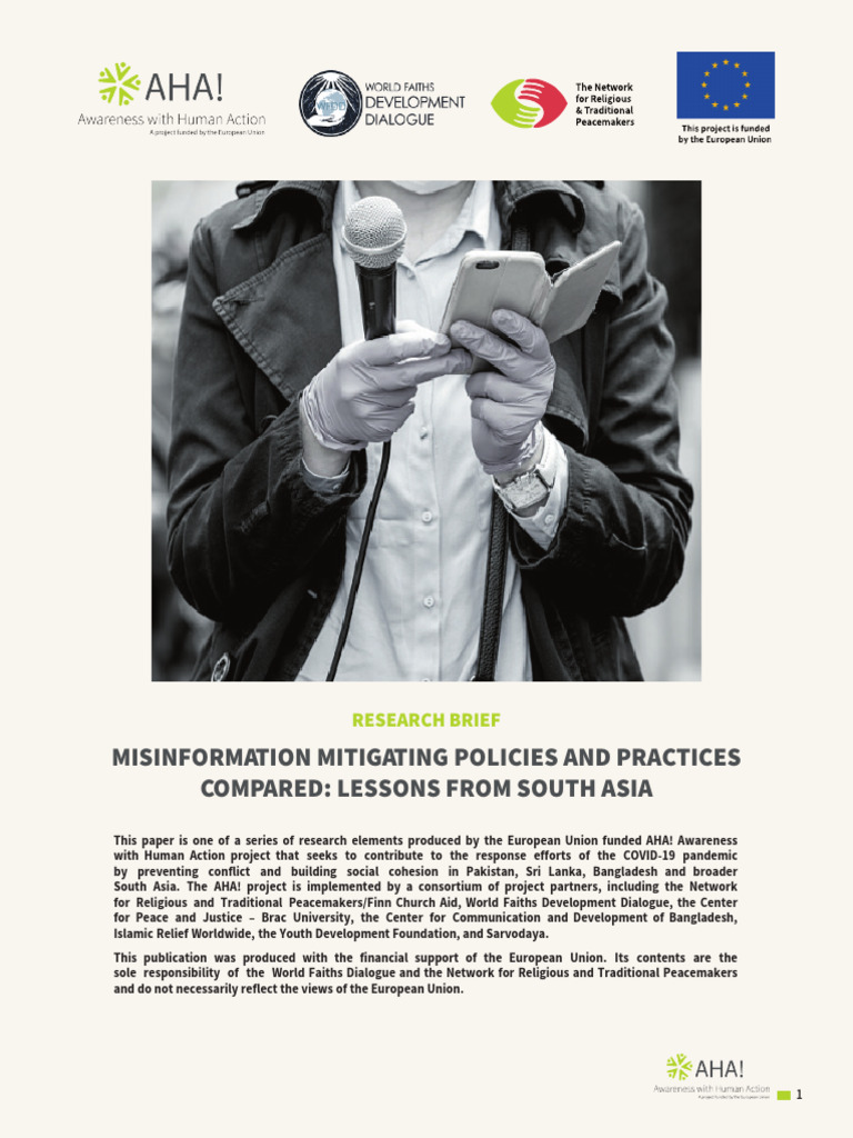 Paper On Misinformation Insouth Asia | PDF | Social Media | Popular Culture & Media Studies