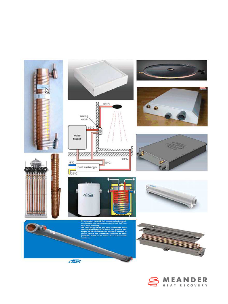 Shower Heat Recovery Overview | PDF | Water Heating | Water