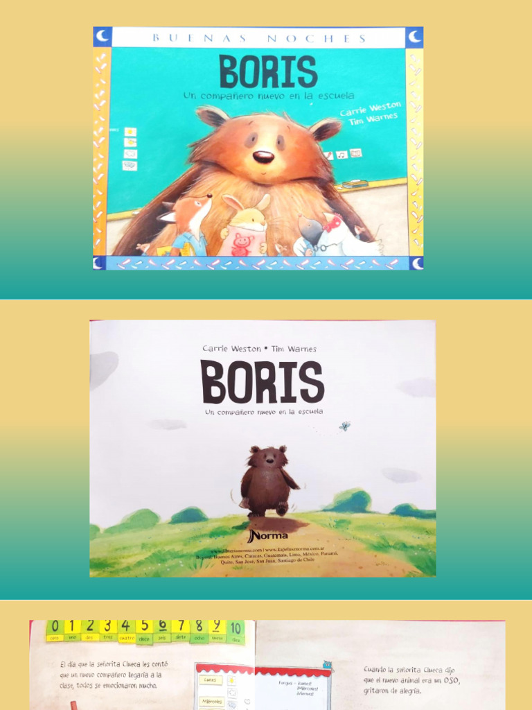 Boris Un Compañero Nuevo en La Escuela | PDF